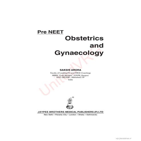Pre neet ob&gyn quation | PDF