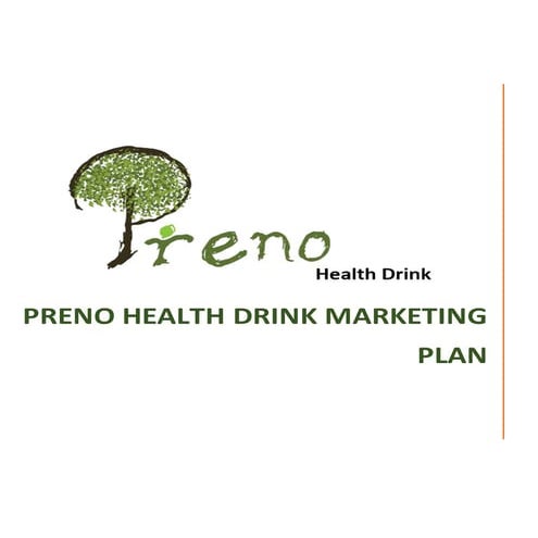 Preno Health Drink Marketing Plan | DOCX