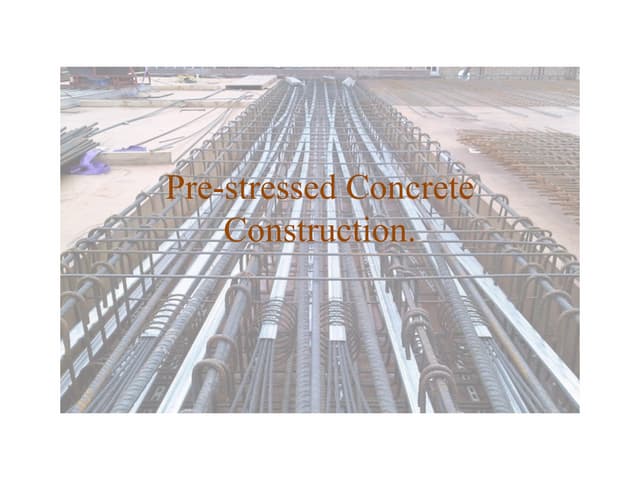 Pre-tensioning Prestresssed Devices | PPTX