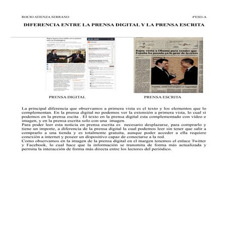 Prensa escrita y prensa digital | PDF
