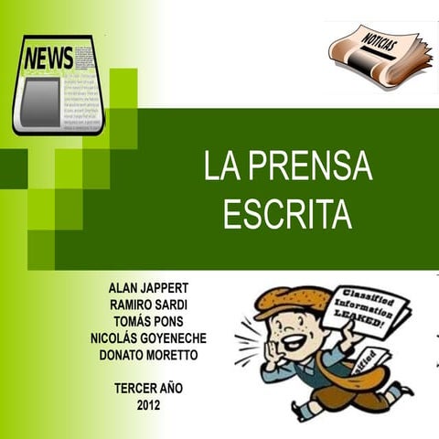 Prensa escrita | PPT