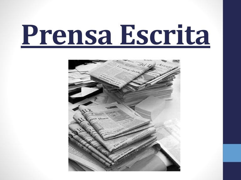 Prensa Escrita