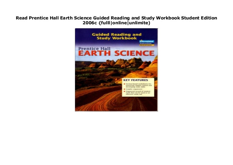 Read Prentice Hall Earth Science Guided Reading And Study Workbook St read-prentice-hall-earth-science-guided-reading-and-study-workbook-st