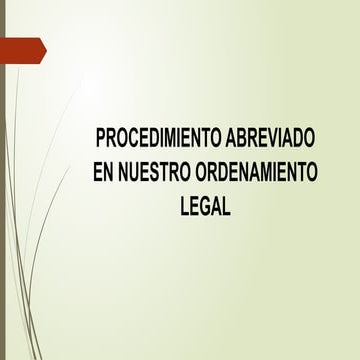PREOCEDIMIENTO ABREVIADO, ACEPTACION DE CARGOS Y COLABORADOR EFICAZ.pptx