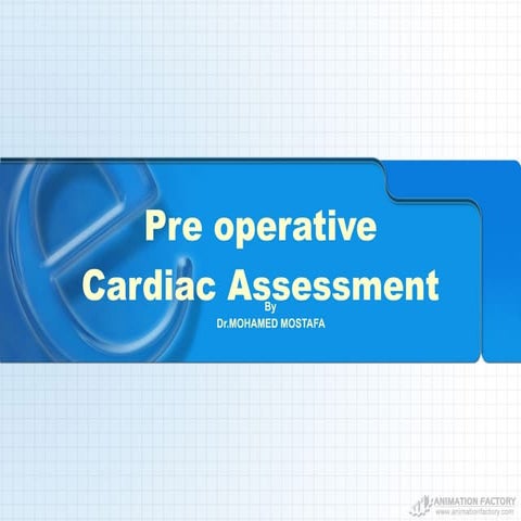Preoperative cardiacassessment | PDF