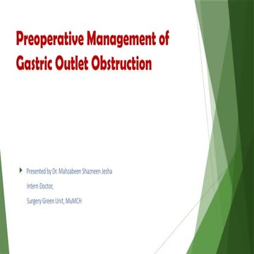 Preoperative_Management_of_Gastric_Outlet_Obstruction | PPTX