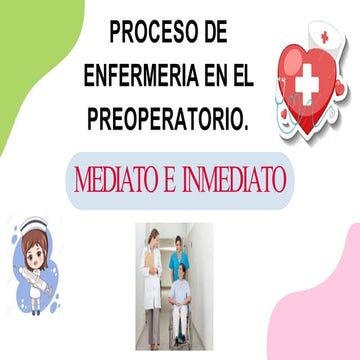 PRE-OPERATORIO de acuerdo a la salud de enfermeria | PDF