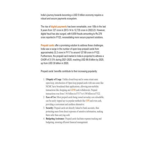 Prepaid Cards – Empowering Secure Transactions in India’s Digital ...
