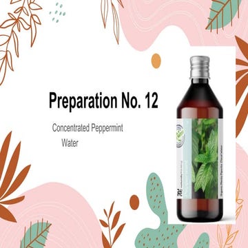 Preparation # 12 Peppermint Water.pptx