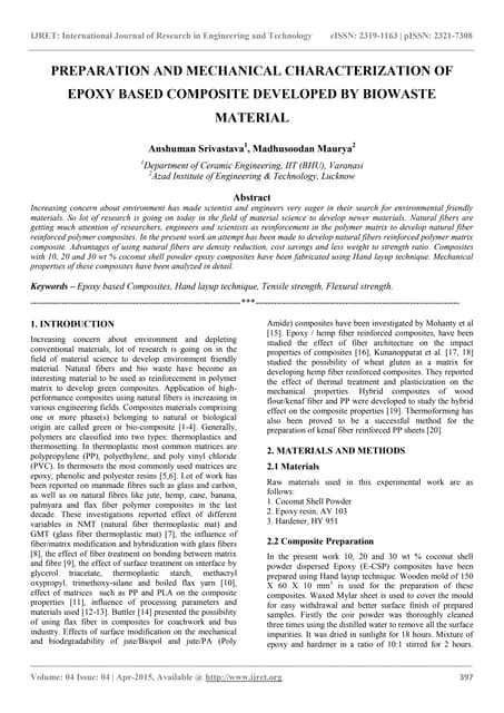 Evaluation and Sustainability of Natural-Fiber Reinforced Polymer ...