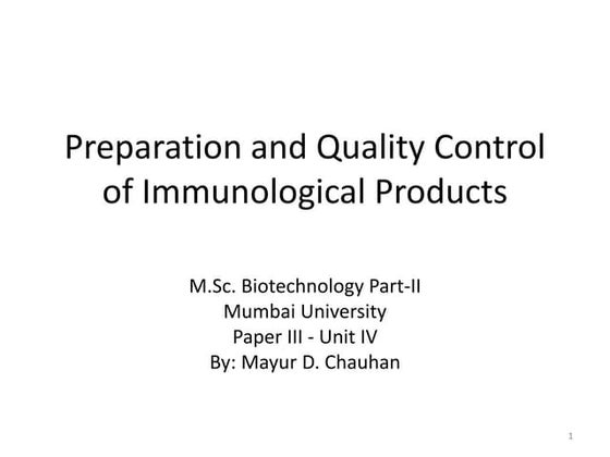Vaccines and sera | PPT | Blood Disorders | Diseases and Conditions