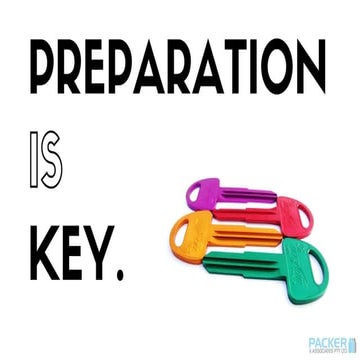 Preparation is key | PPT