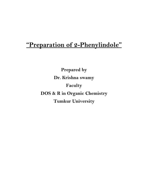 Benzanilide synthesis | PPT