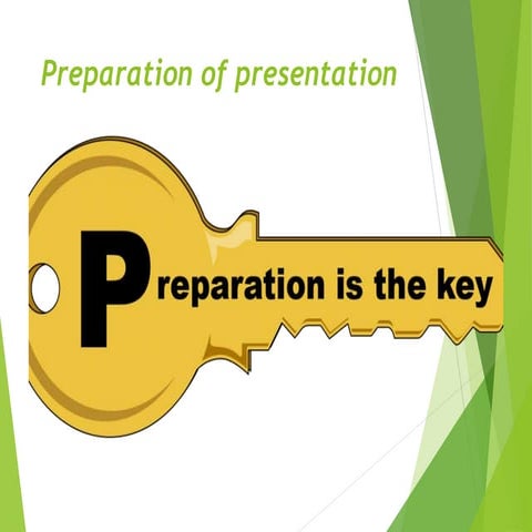 How to Prepare for presentation | PPTX