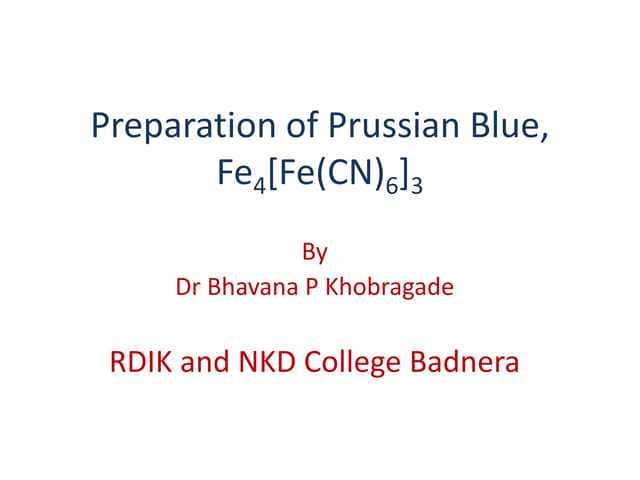 TESTS FOR DETECTION OF HYDROGEN CYANIDE (HCN) | PDF