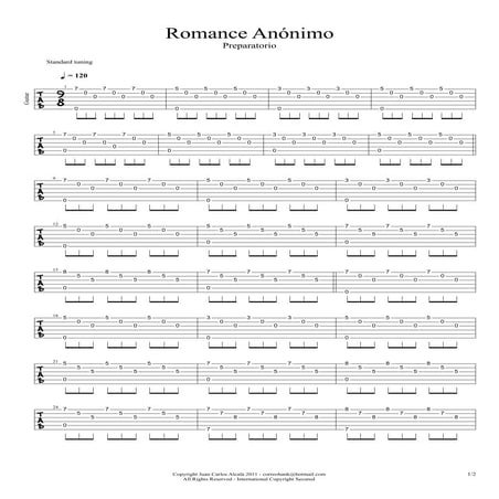 Preparatorio romance anonimo 01 | PDF