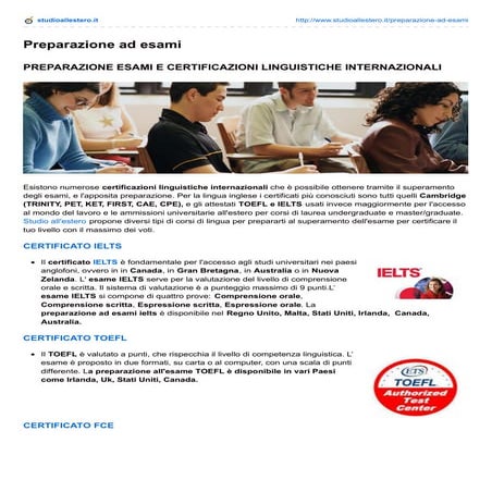 CELI 2 Level B1 Certificate Ron Steiner | PDF