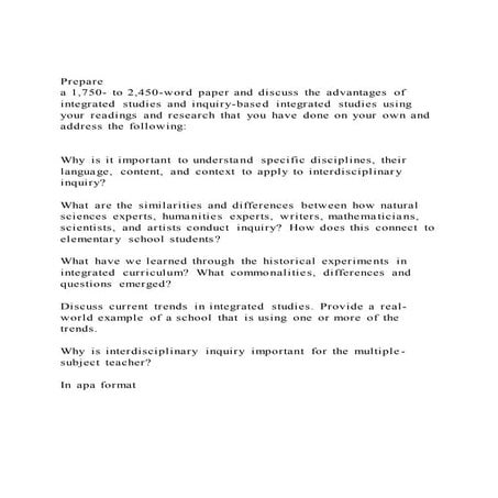 Prepare a 1,750- to 2,450-word paper and discuss the advantage | DOCX