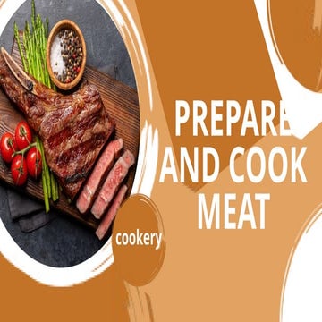 PREPARE AND COOK MEATS COOKERY 10.powerpoint | PPTX