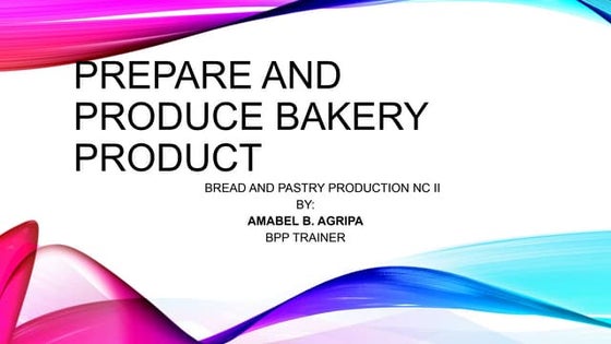 Competency Based Learning Materials - Bread and pastry production NC II | PDF