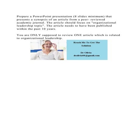 Prepare a PowerPoint presentation (8 slides minimum) that presents a.docx