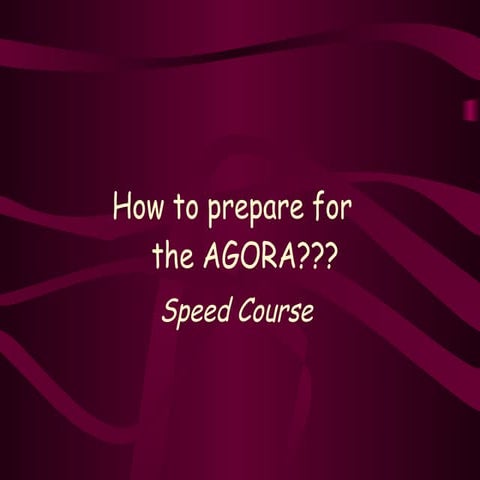 Prepare For An Agora | PPT