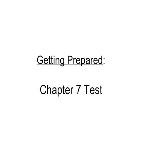 Chapter 7 Review | PPT
