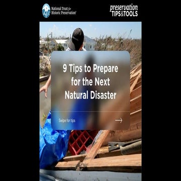 How to Prepare for the Next Natural Disaster | PPTX