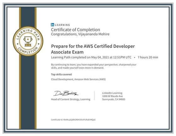 Certificate of completion aws certified solutions architect - associate (saa-c02)_ 1 cloud ...