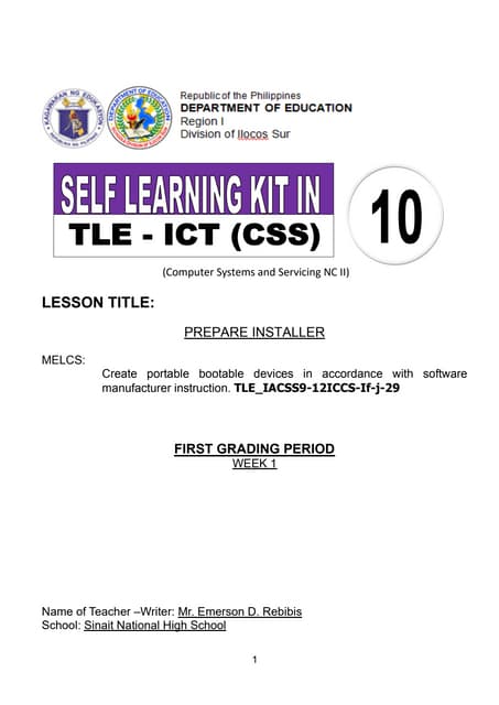 Bootable Installer Preparation .pptx