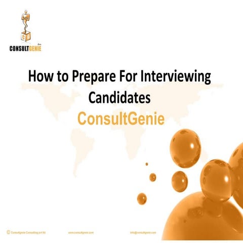 How to prepare for interviewing candidates | PPT