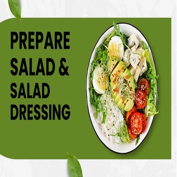 COOKERY 9 Lesson 1.2 Components of Salad.pptx