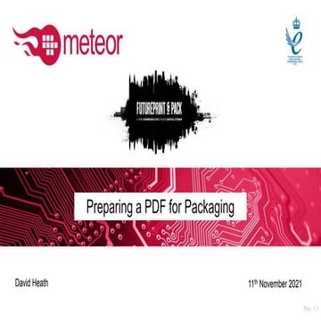 Preparing a PDF for Packaging | PPT