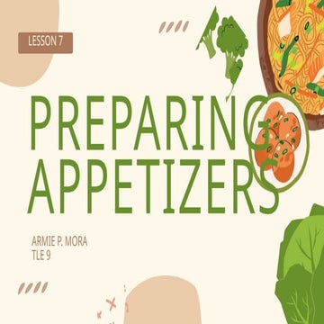 PREPARING APPETIZERS PowerPoint Presentation.pptx