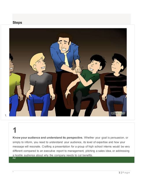 Effective 15-minute presentations - Cheat Sheet | ODT