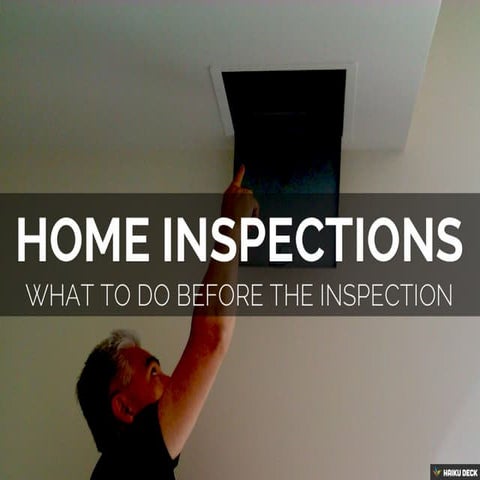 Preparing For A Home Inspection | PDF