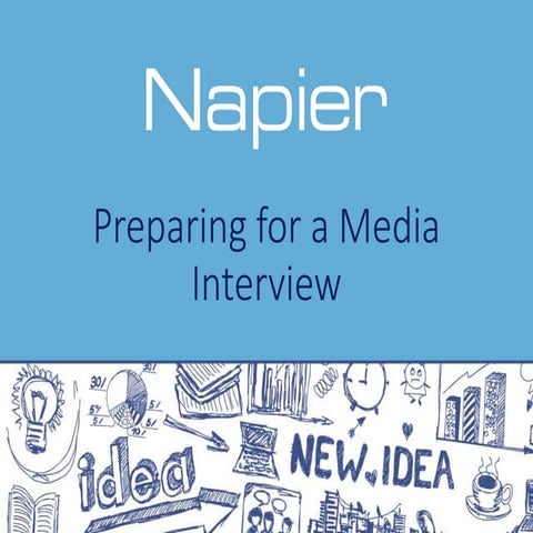 Preparing for a Media Interview - Napier PR | PPT