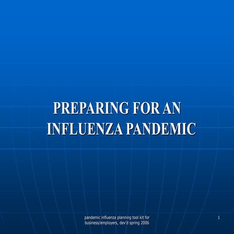Preparing for an Influenza Pandemic.ppt