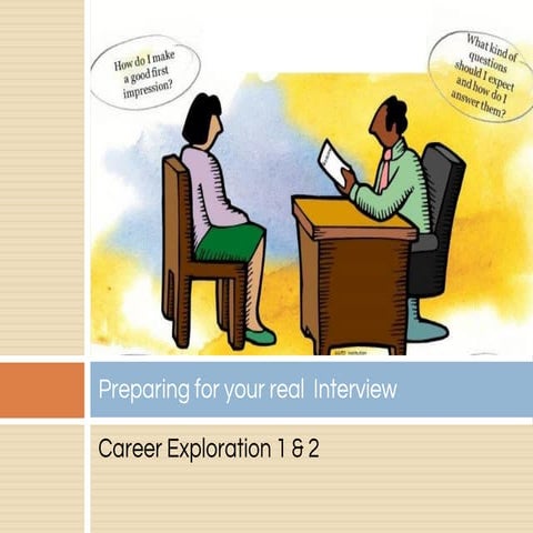 Preparing for Your Real Interview | PDF