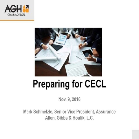 CECL becomes effective in 2020 | PPT