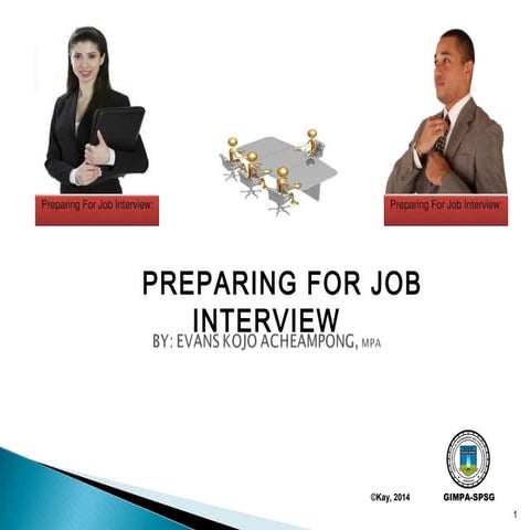 PREPARING FOR JOB INTERVIEW BY EVANS KOJO ACHEAMPONG | PPT | Resume ...