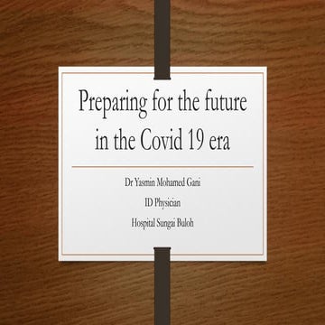 Preparing for the future in the COVID-19 era | PDF