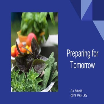 Preparing for Tomorrow presentation | PPT