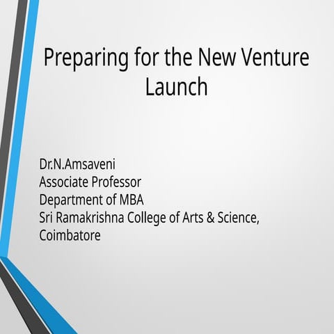 Preparing New Venture Launch -Steps.pptx