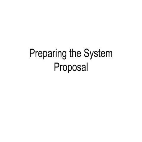 PreparingSystemPdsadadwqdqdwqdwqdwqdqroposal.ppt