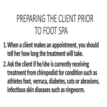 Foot spa tools | DOC