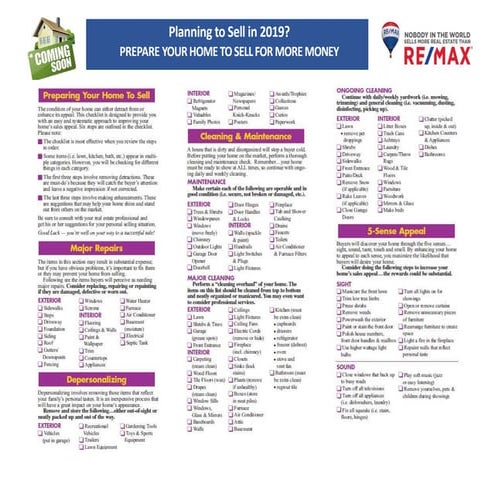 Preparing Your Home to Sell for MORE Money | PDF | Real Estate Buying ...