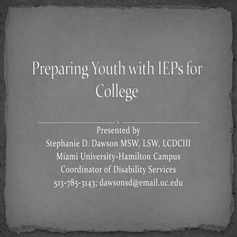 Special Education Overview | PPT