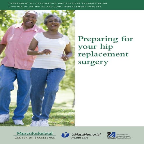 Preparing for Hip Replacement | PDF | Physical Therapy | Wellness