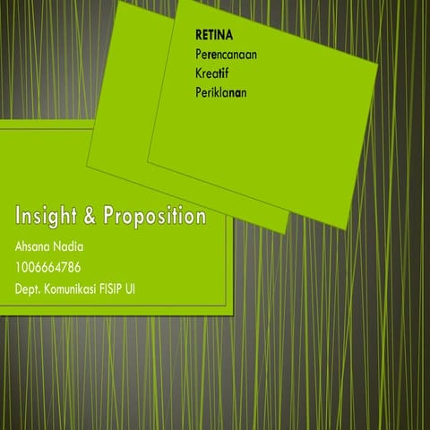 Prepinsight ahsana nadia 1006664786 | PPT